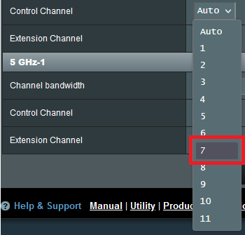 Change Wi-Fi Channels for ASUS Router