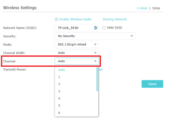 Change Wi-Fi Channels for TP-Link Router